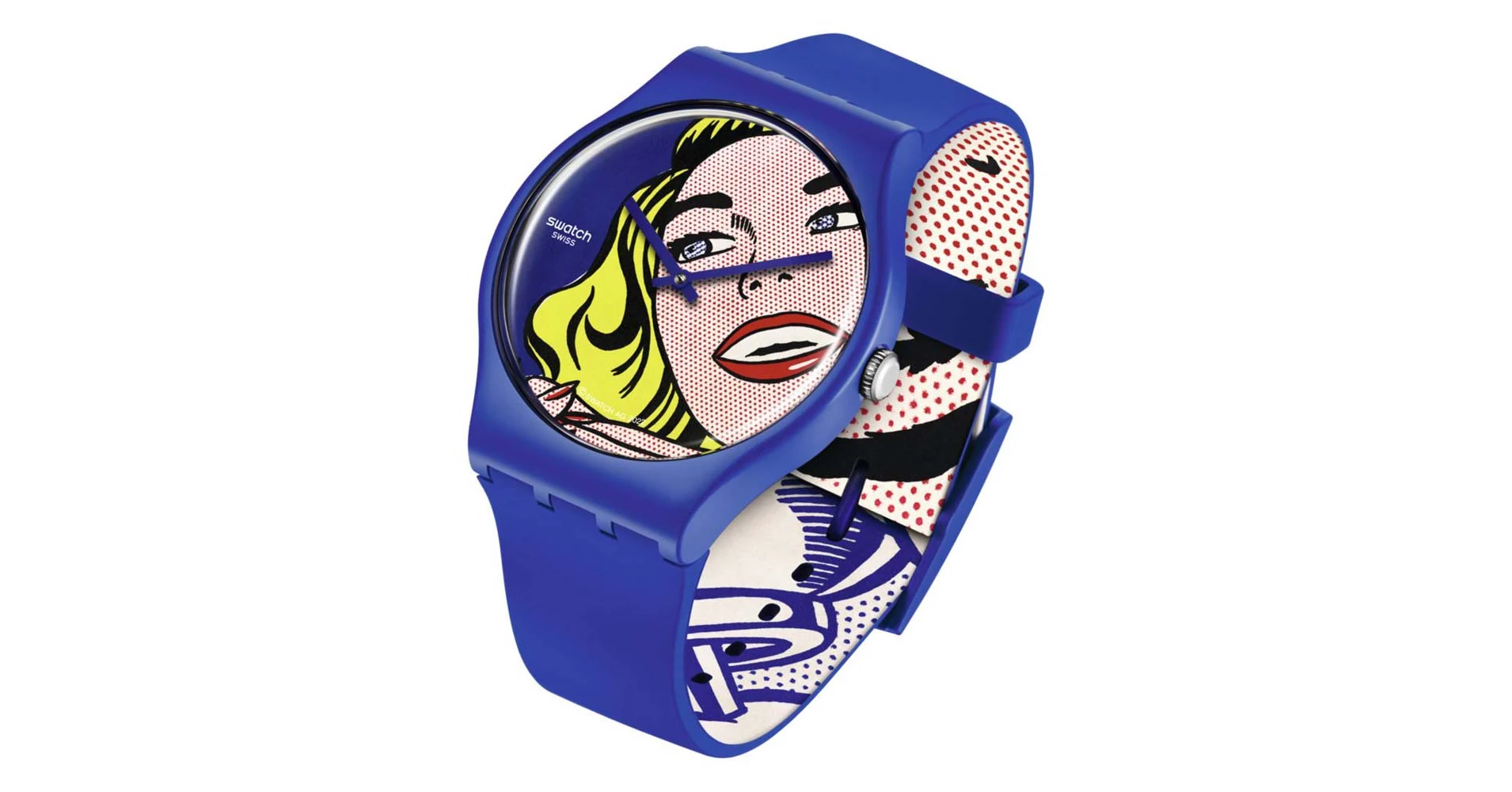 Swatch Girl By Roy Lichtenstein The Watch unisex karóra SUOZ352 - BL ...